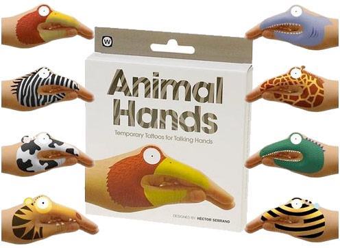 Wild Animal Hand Tattoos