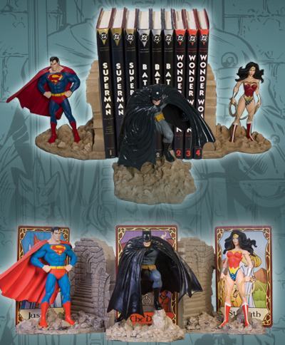 Trinity Bookends – Batman, Superman e Wonder Woman « Blog de Brinquedo