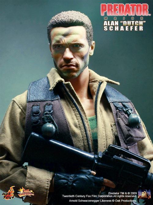 Impressionante Action Figure de Arnold Schwarzenegger em O Predador ...
