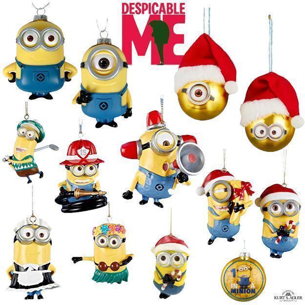 Enfeites de Natal Meu Malvado Favorito: Minions « Blog de Brinquedo