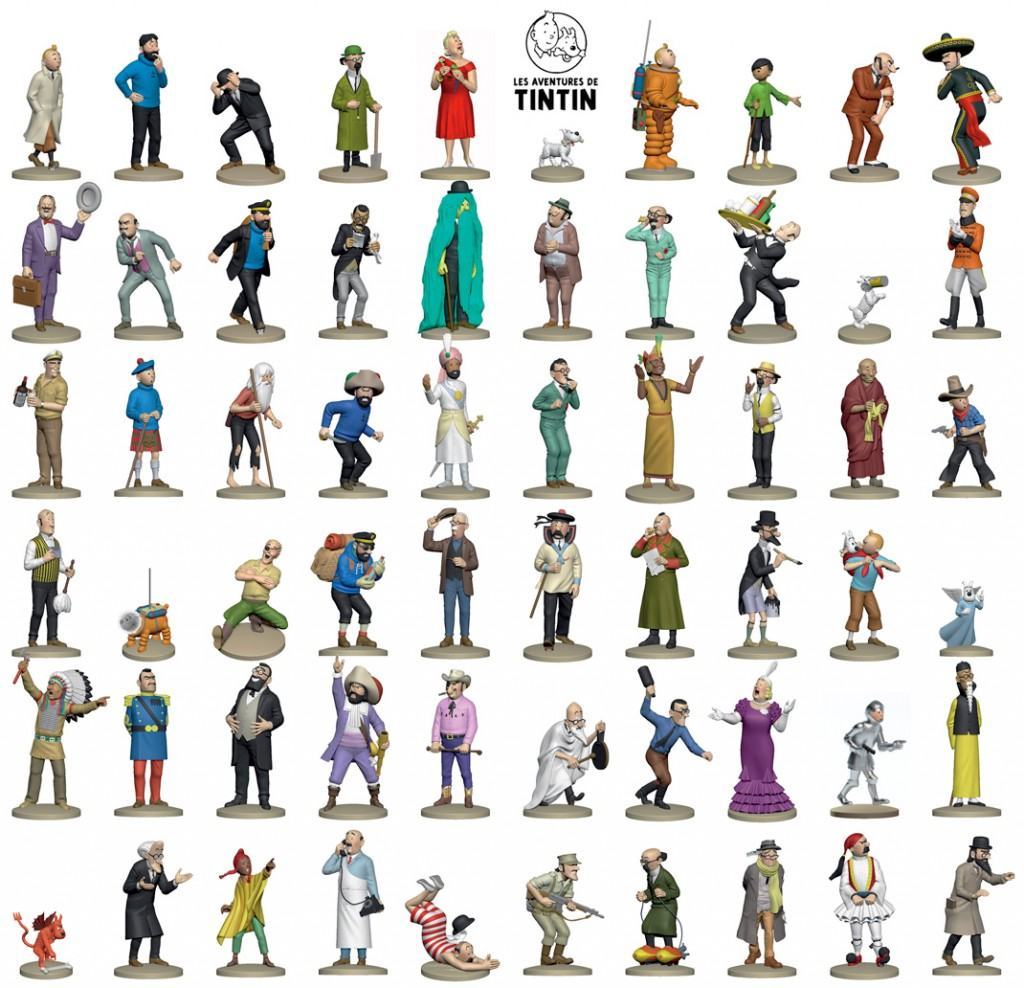 Tintin Figurines La Collection Officielle com 111 Figuras Incríveis ...