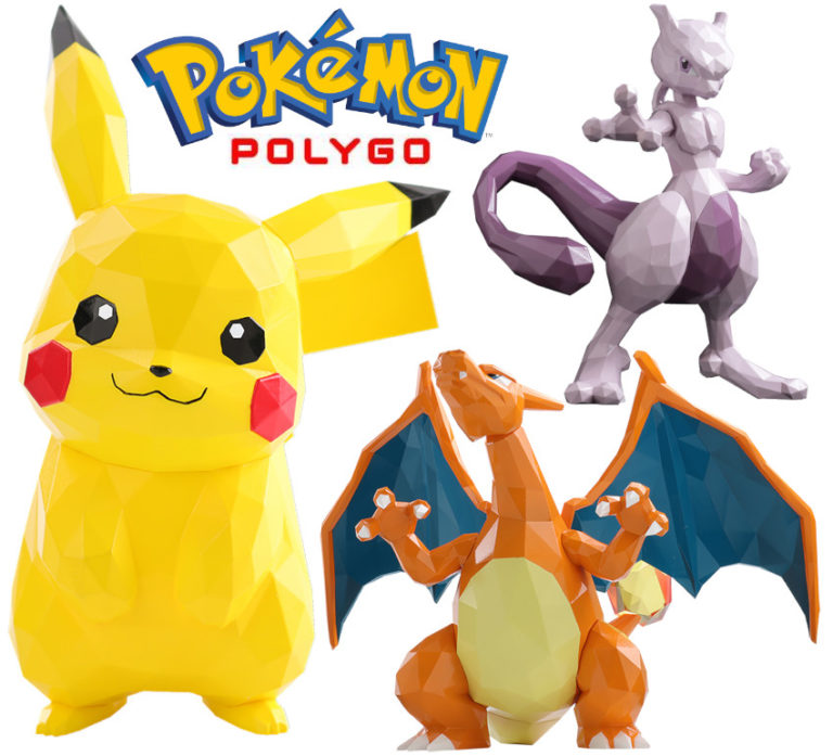 Pokémon POLYGO em Estilo Poligonal: Pikachu, Mewtwo e Charizard « Blog ...
