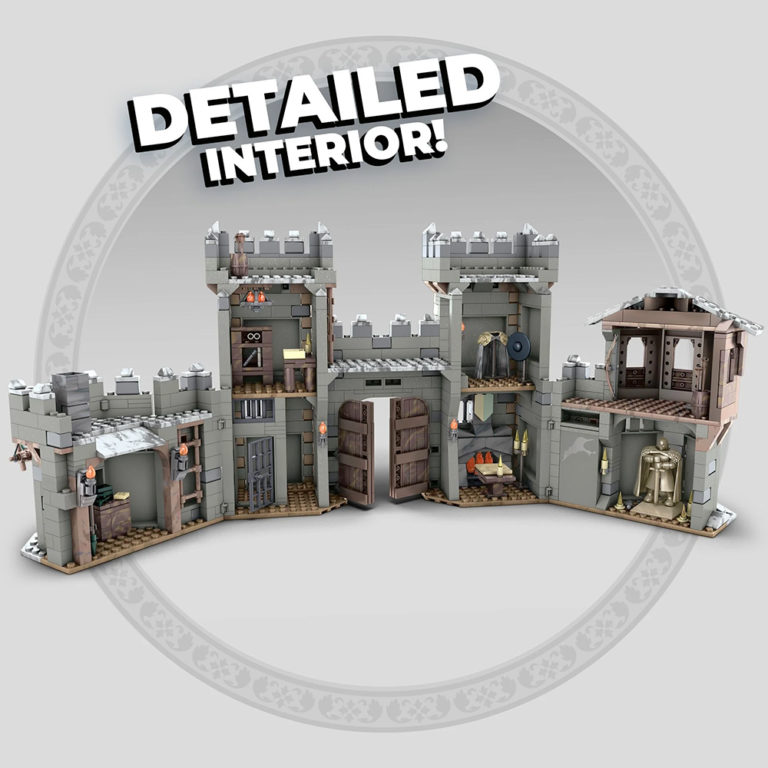 Mega Construx Game of Thrones: Castelo de Winterfell e Navio Targaryen ...