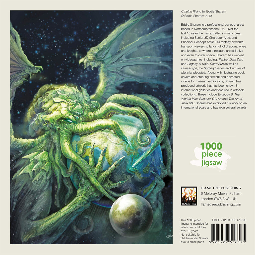 Quebra-Cabeça Cthulhu Rising por Eddie Sharam com 1.000 Peças – 130 ...