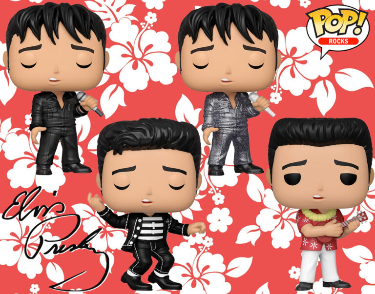 Bonecos Pop! Elvis Presley: ’68 Comeback Special, Jailhouse Rock e Blue ...