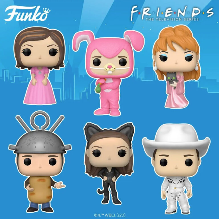 Bonecos Pop! da Série Friends com os 6 Amigos Fantasiados e o Gunther ...
