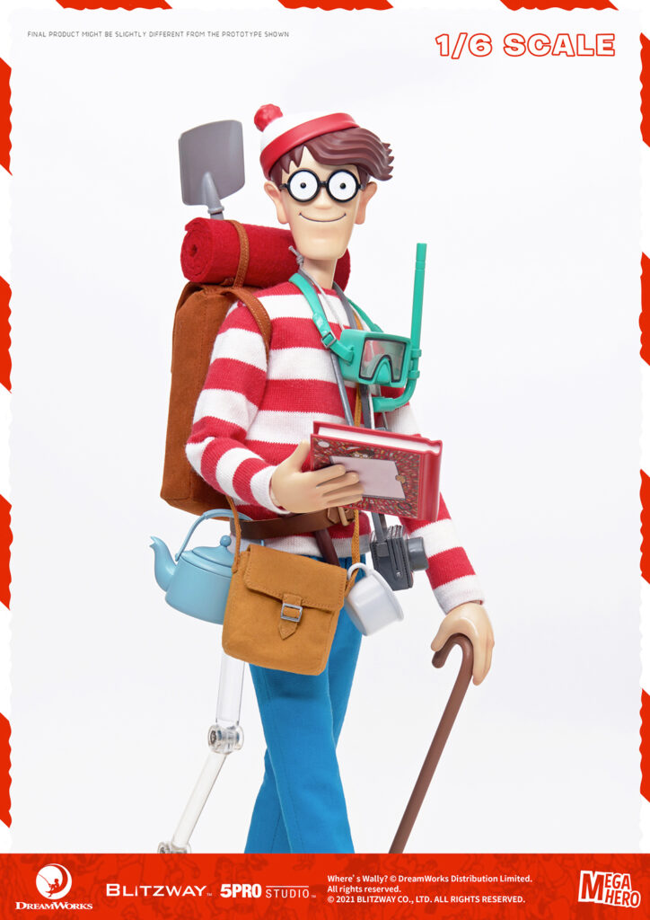 Onde está Wally? Action Figure Waldo MegaHero de Luxo em Escala 1:6 com ...
