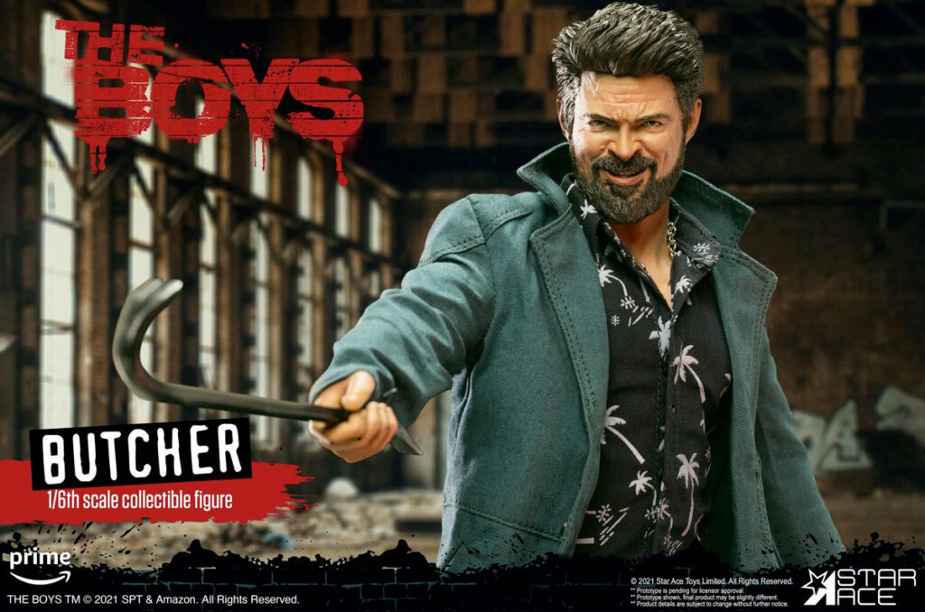 Billy Butcher (Karl Urban) Action Figure 1:6 Perfeita da Série The Boys ...