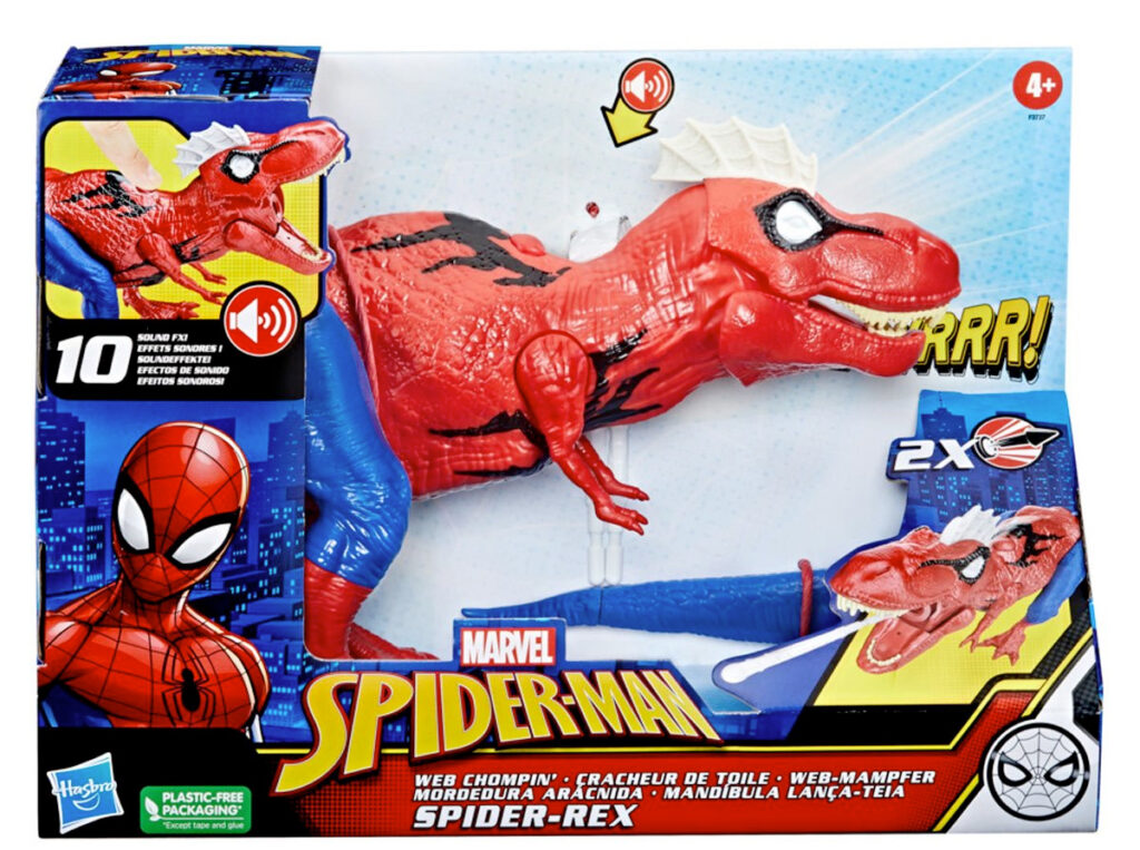 Action Figure Spider-Rex da Série em Quadrinhos Edge of Spider-Verse ...