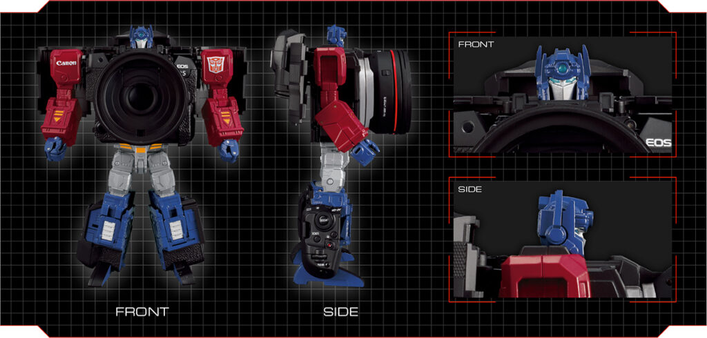 Transformers x Canon EOS R5: Optimus Prime e Decepticon Refraktor ...