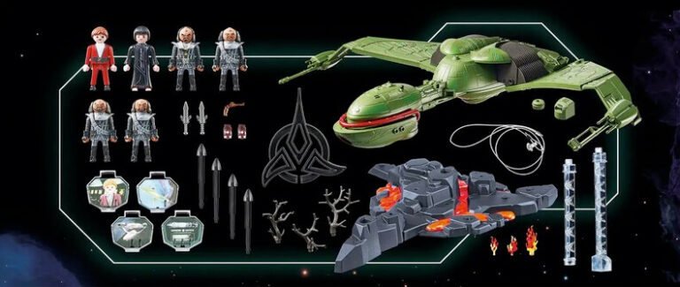 Playmobil Star Trek Klingon Bird of Prey (Ave de Rapina) com Comandante ...