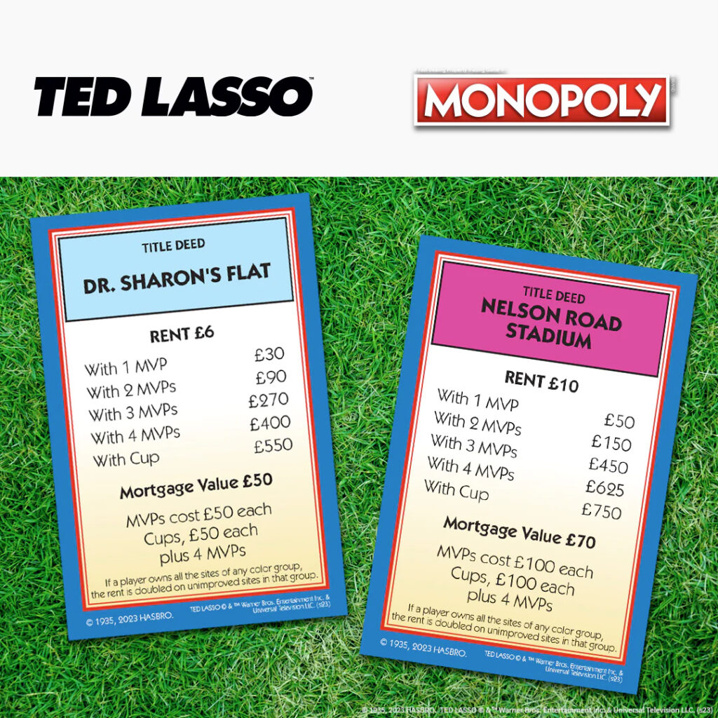 Jogo de Tabuleiro Monopoly Ted Lasso « Blog de Brinquedo