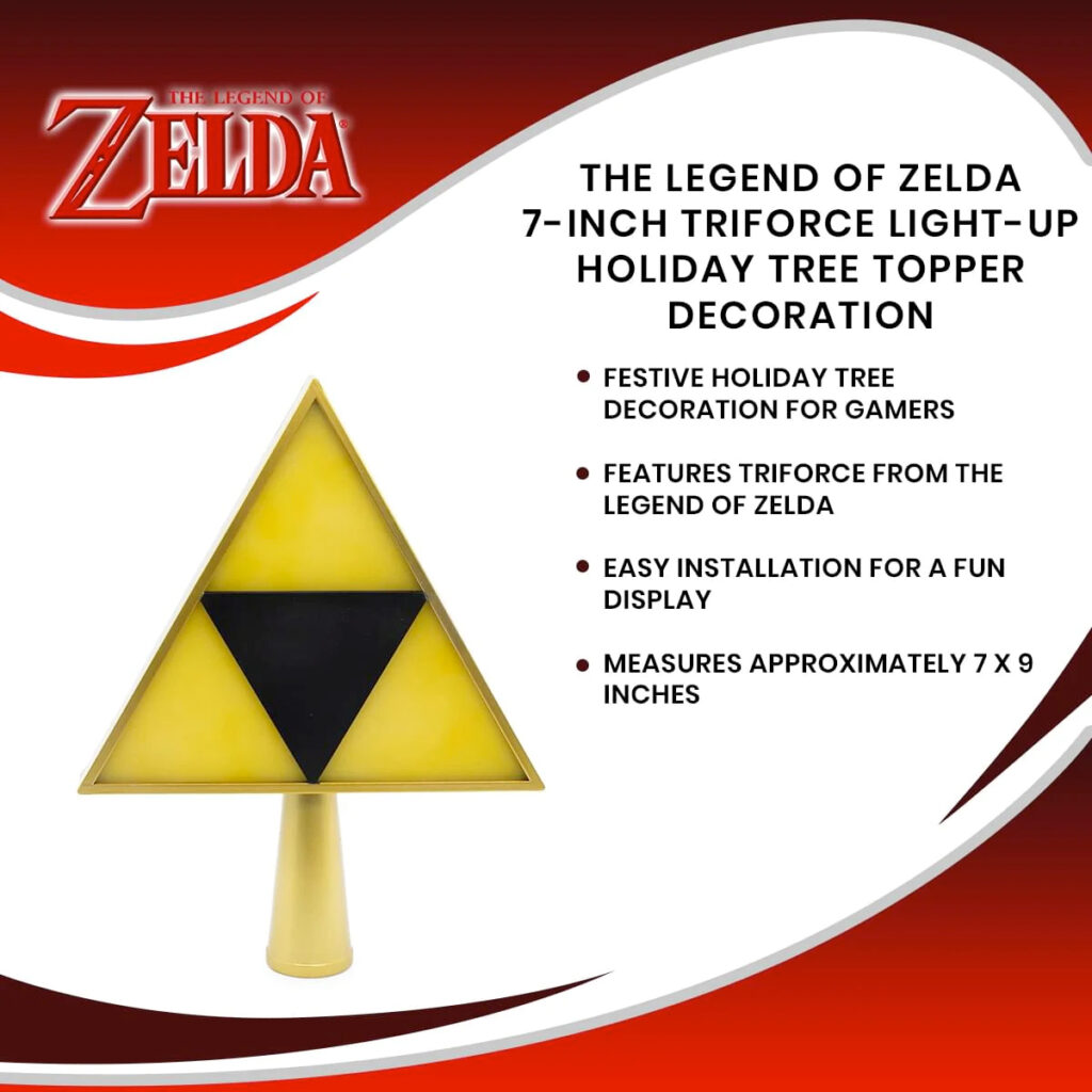 Estrela Triforce Legend of Zelda para decorar a Árvore de Natal no ...