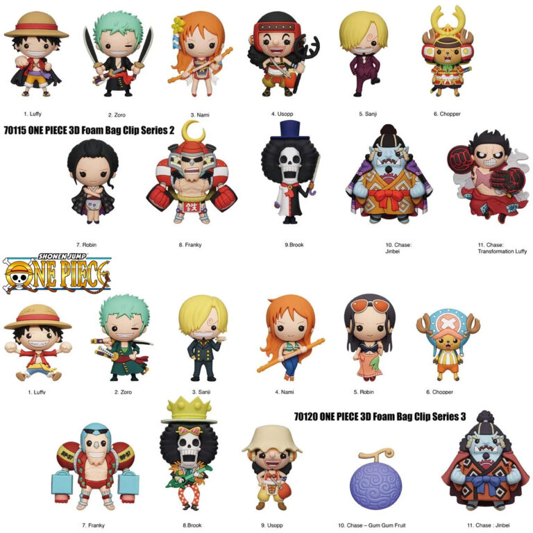 Chaveiros One Piece Anime 3D Figural Bag Clips (Blind-Bag) « Blog de ...