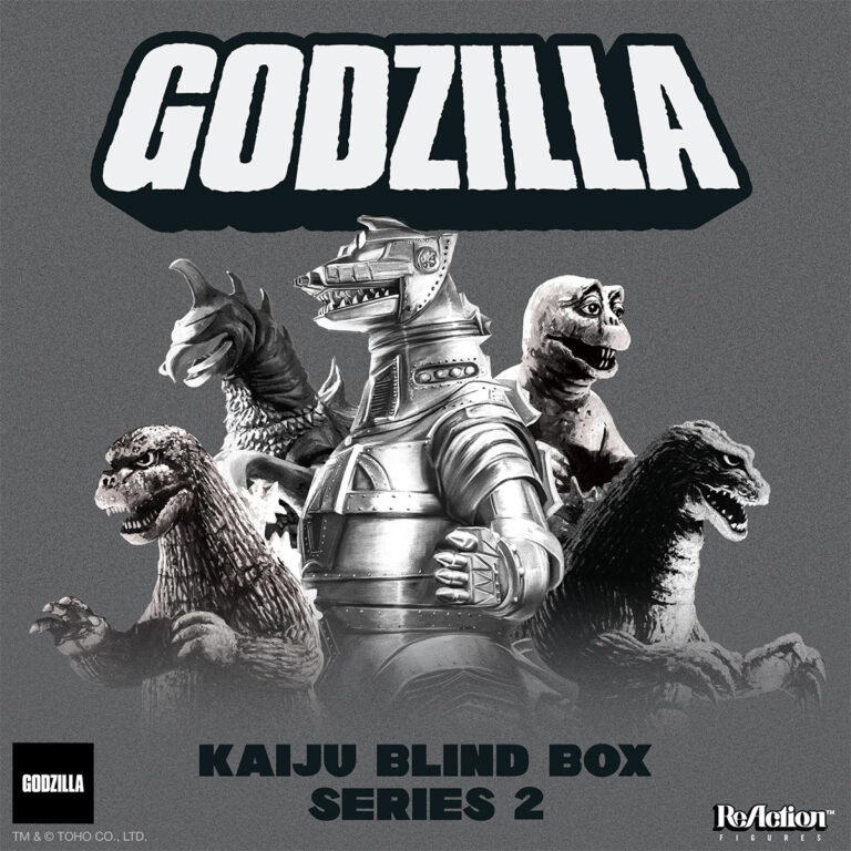 Action Figures Godzilla Kaiju (Silver Screen) Toho ReAction (Blind Box ...