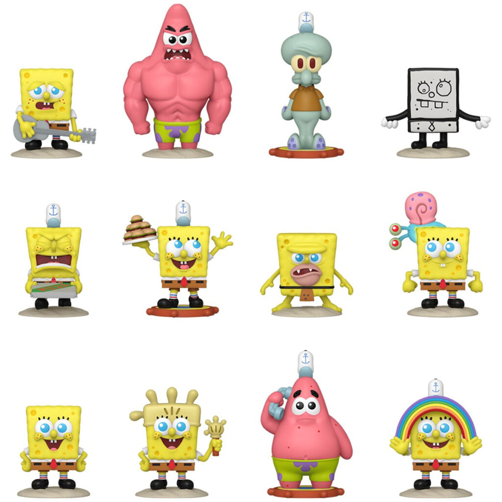 Mini-Figuras Bob Esponja Calça Quadrada Mystery Minis (Blind-Box ...