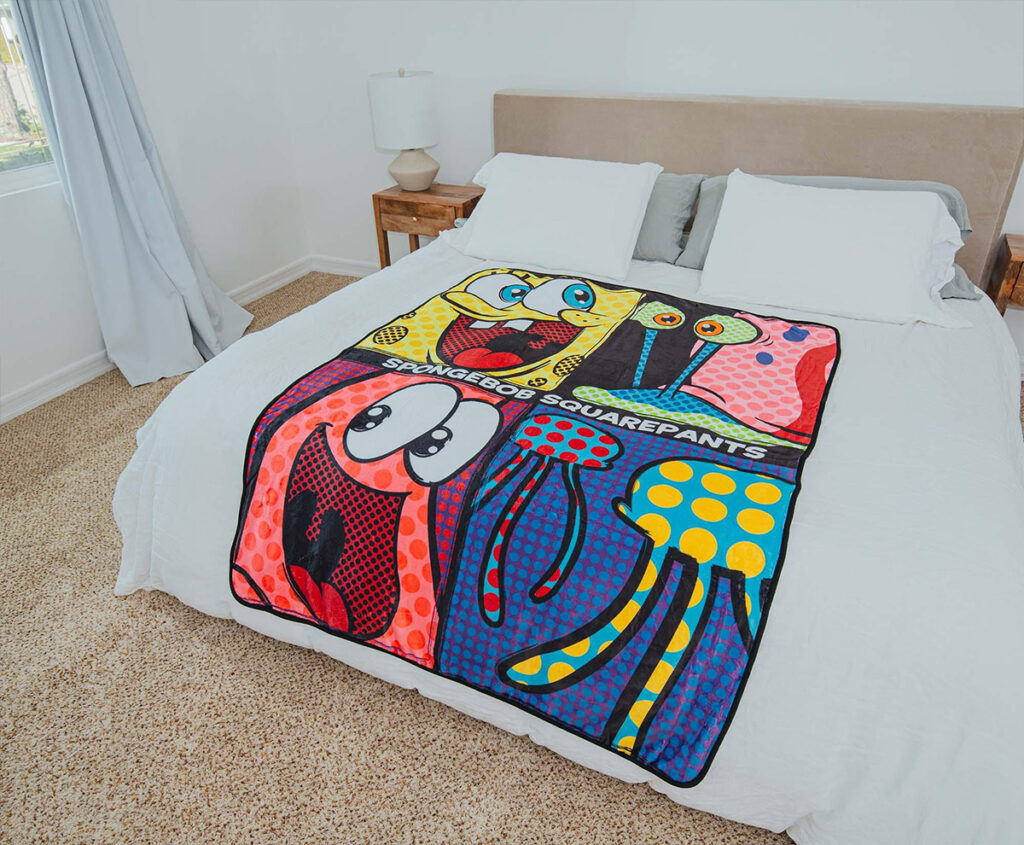 Cobertor de Lance Bob Esponja Calça Quadrada « Blog de Brinquedo