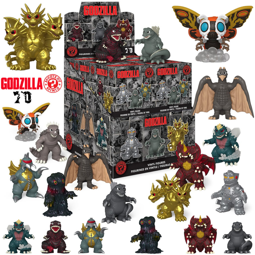 Mini-Figuras Godzilla 70 Anos Mystery Minis (Blind-Box) « Blog de Brinquedo