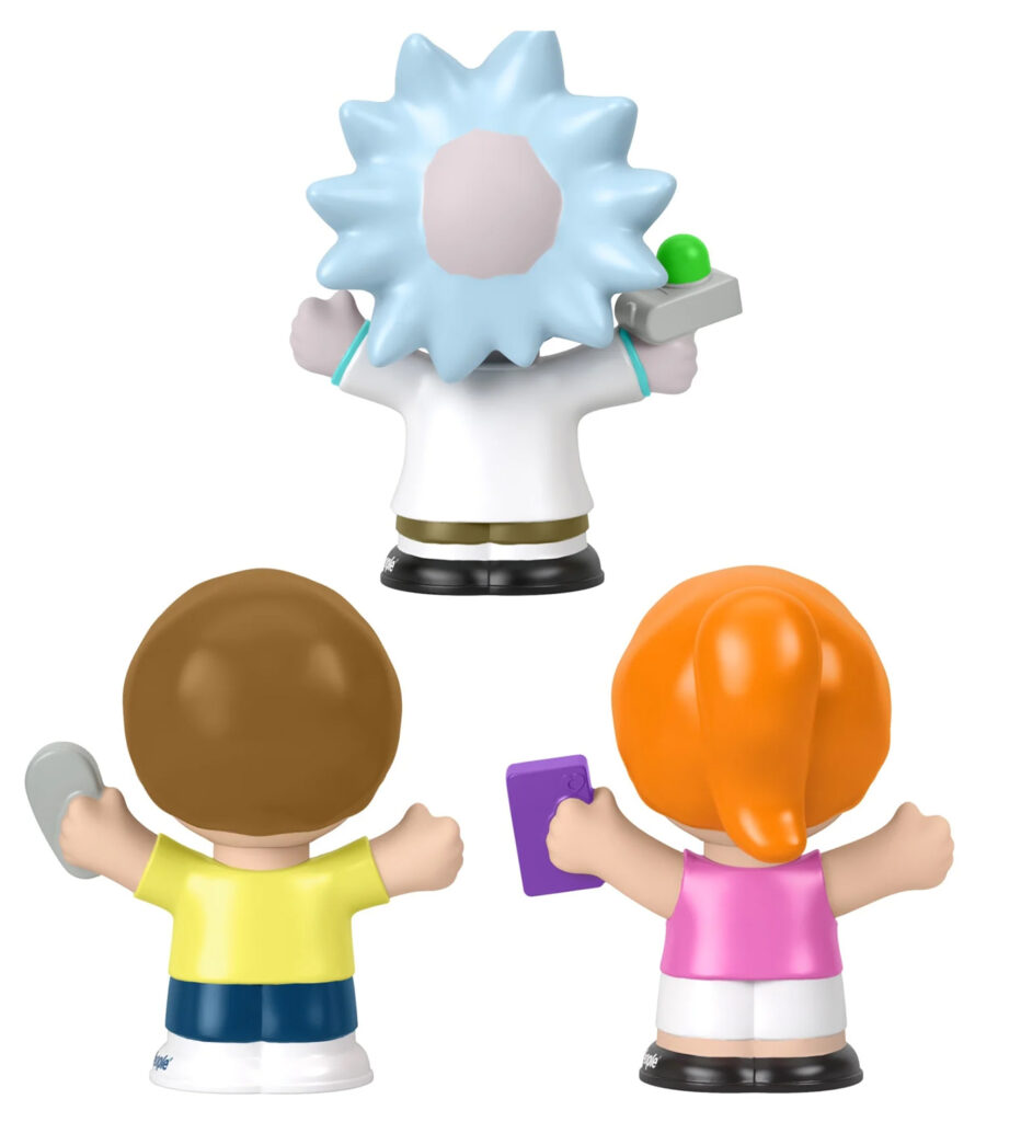 Bonecos Little People Collector Rick and Morty com Rick Sanchez, Morty ...
