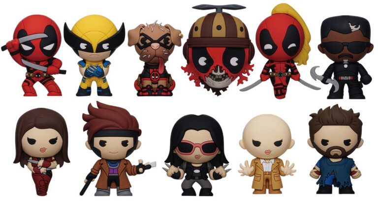 Chaveiros Deadpool & Wolverine 3D Figural Bag Clips (Blind-Bag) « Blog ...