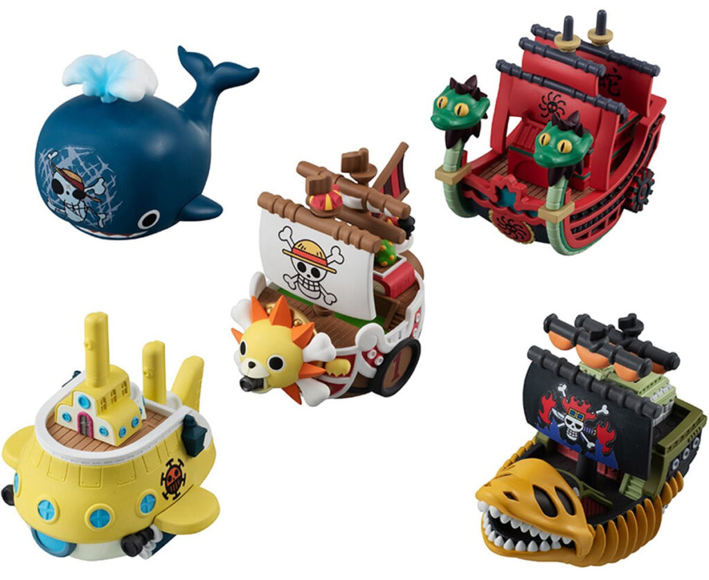 Navios Piratas One Piece YuraColle: Island Whale Laboon, Thousand Sunny ...