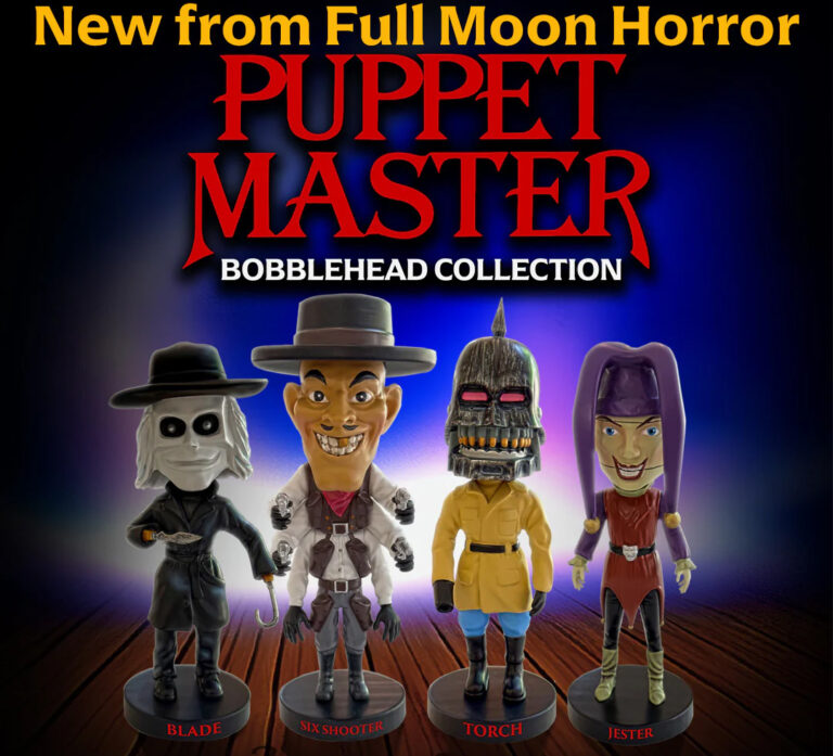 Bonecos Puppet Master Bobbleheads com Blade, Jester, Torch e Six ...