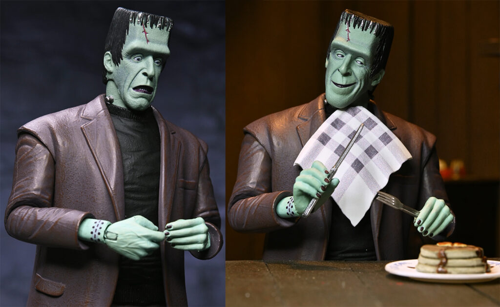 Action Figures The Munsters Ultimates 7” com Herman Monstro e Vovô ...