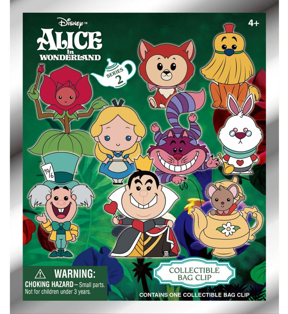 Chaveiros Alice no País das Maravilhas 3D Figural Bag Clips (Blind-Bag ...