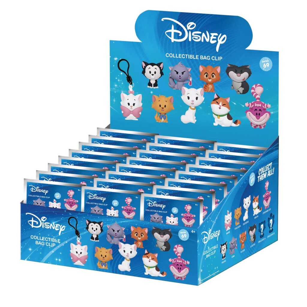 Keychains Gatas e Gatos Disney 3D Figural Bag Clips (Blind-Bag) « Toy Blog