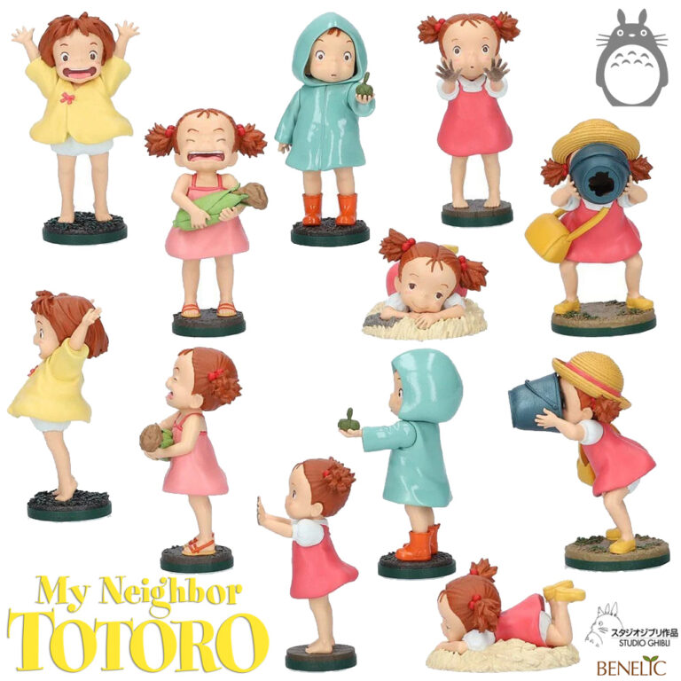 Mini-Figuras Mei Kusakabe “So Many Poses” Meu Amigo Totoro de Hayao ...